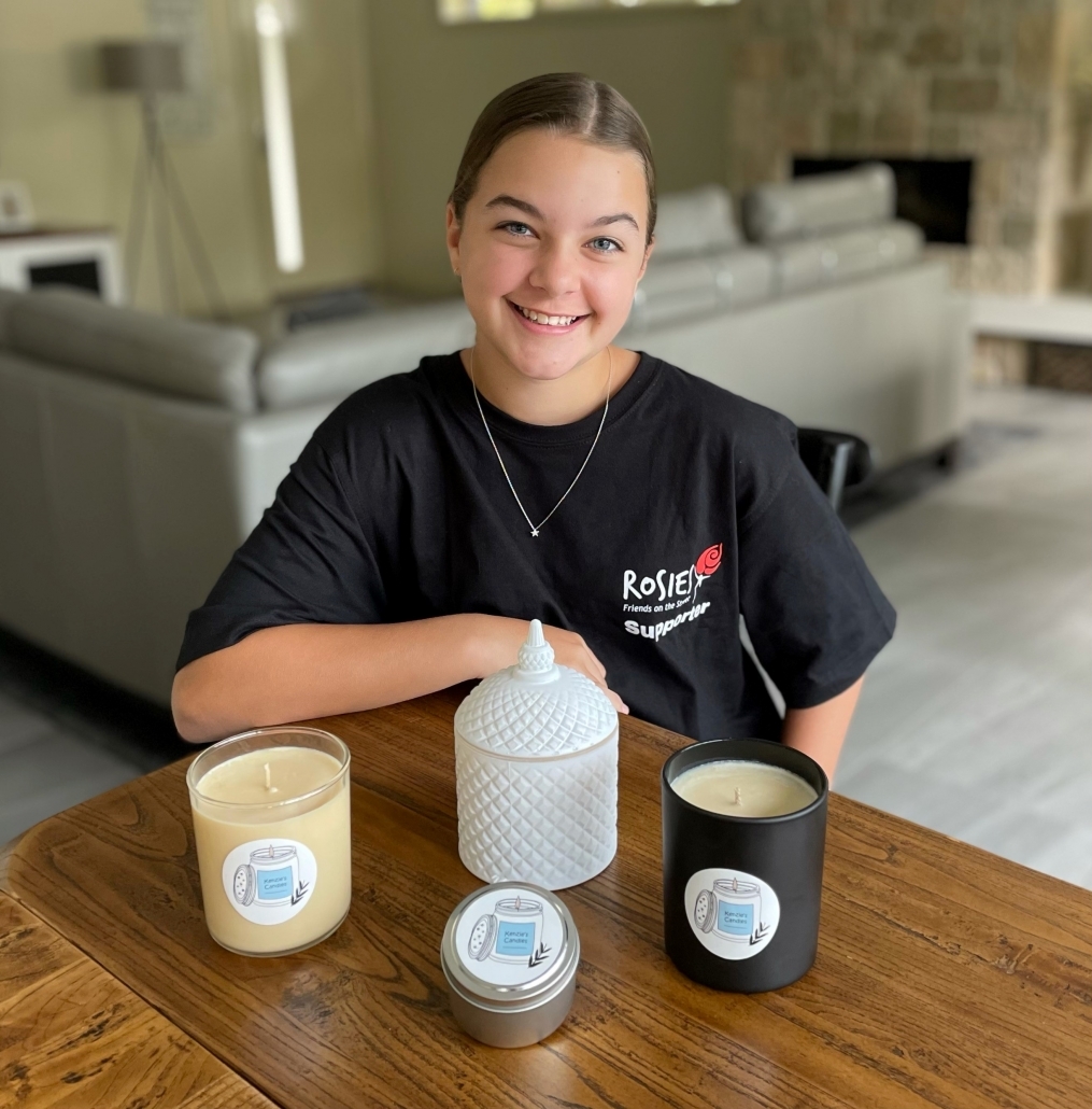 Young entrepreneur supports Rosies - Rosies